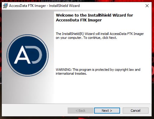 Instalar FTK Imager - Ciberseguridad