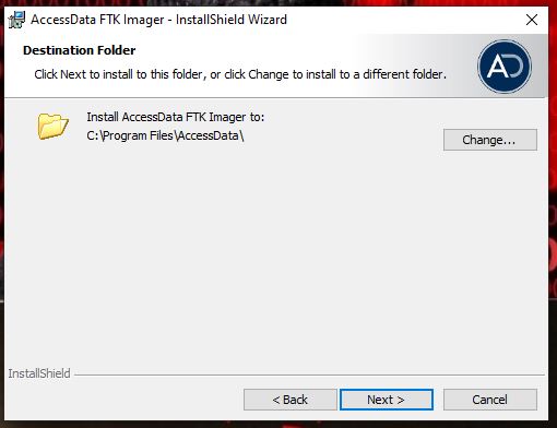 Instalar Ftk Imager Ciberseguridad